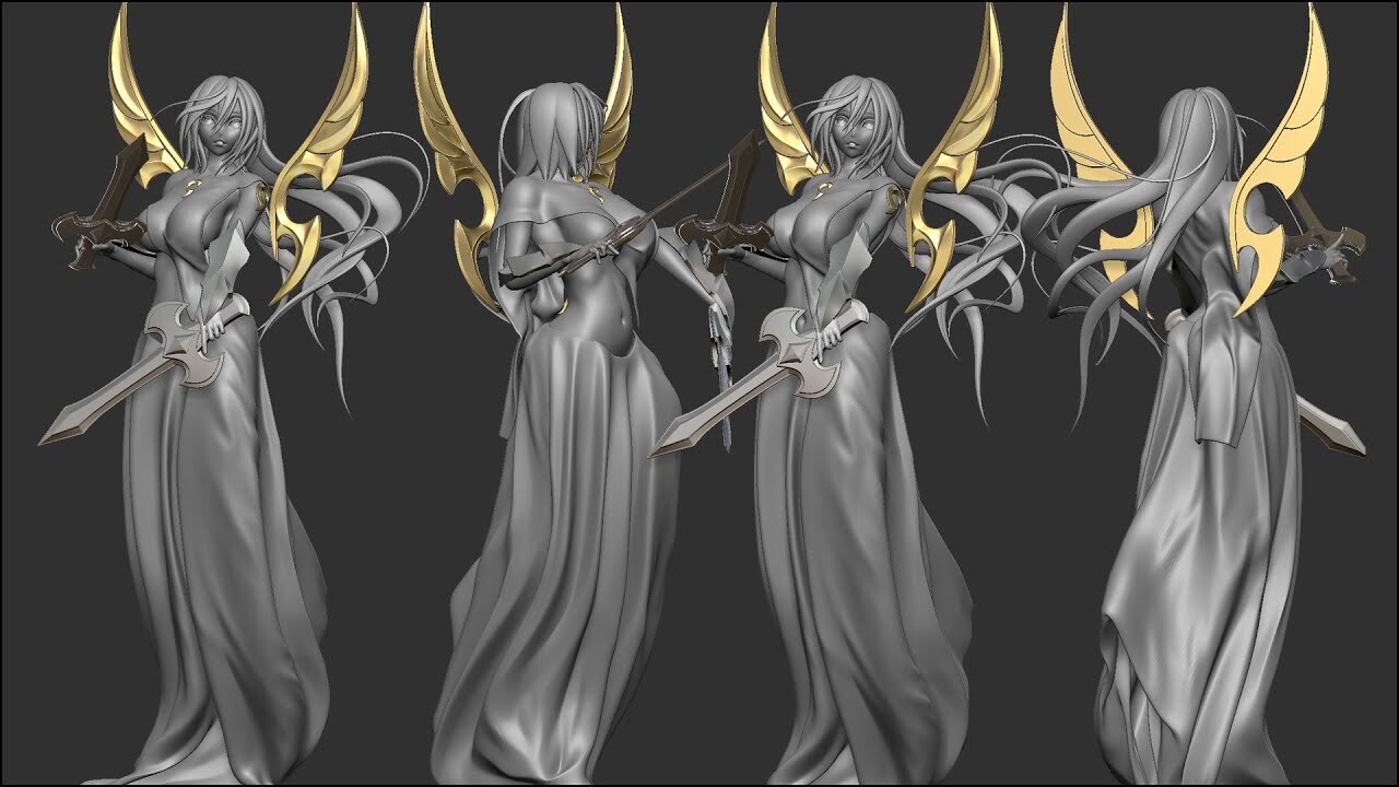 ArtStation - 3D Generic fantasy female character