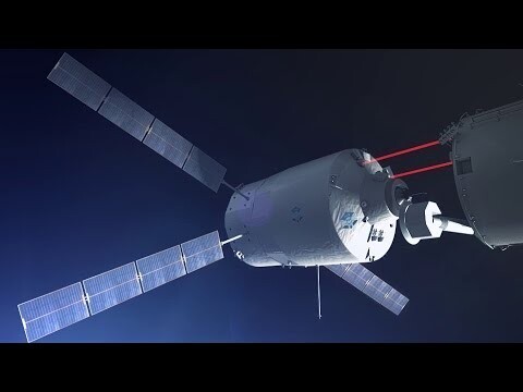 ArtStation - Space - CNES ATV docking on ISS