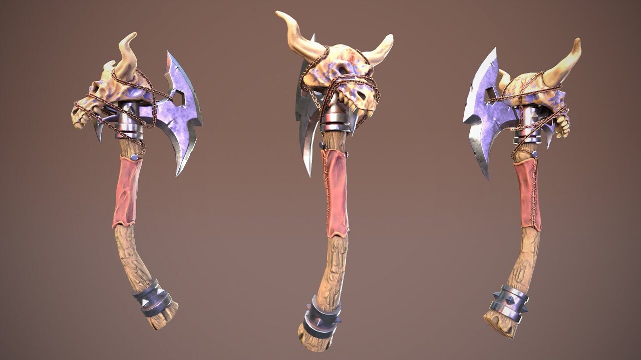 ArtStation - Bone Rage - Axe
