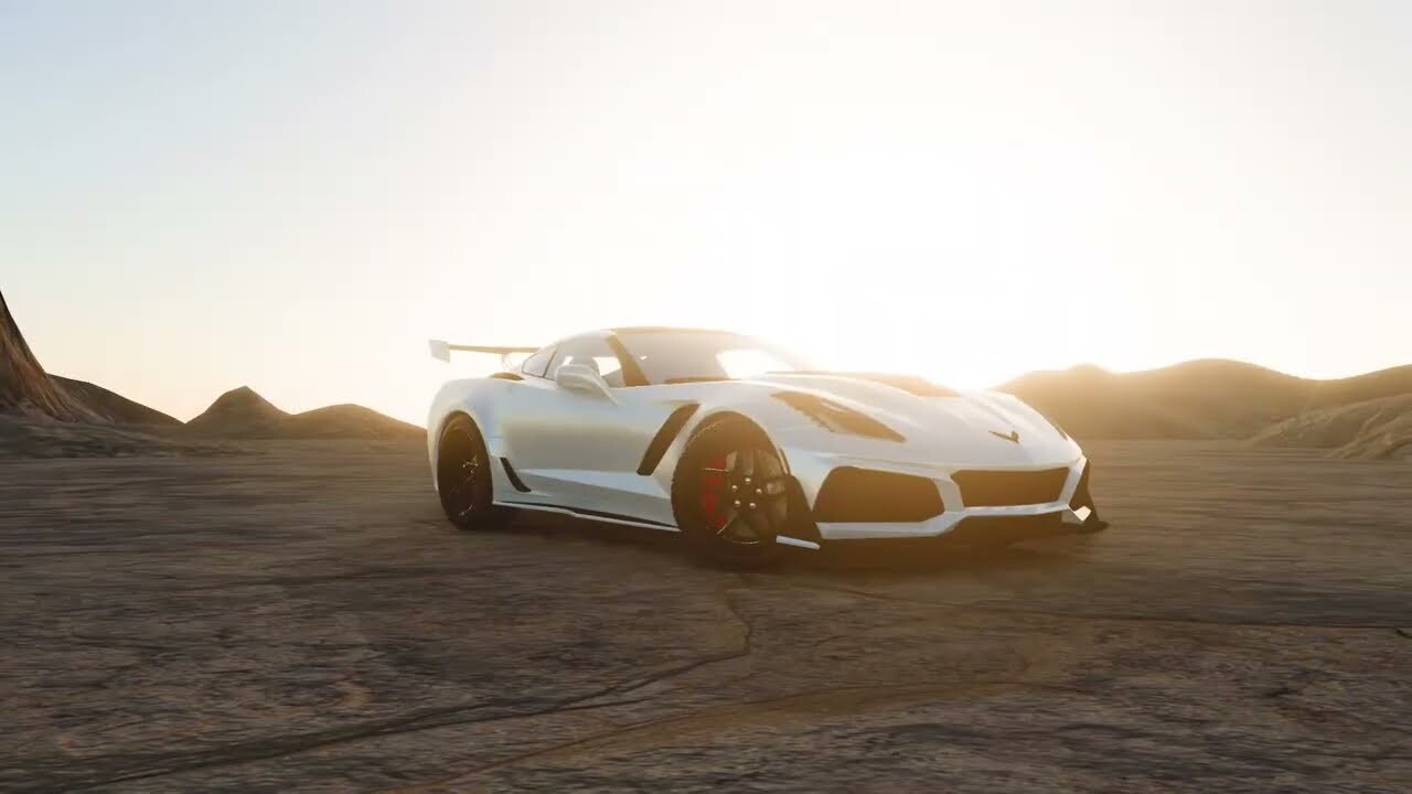 ArtStation - Corvette ZR1 3d animation