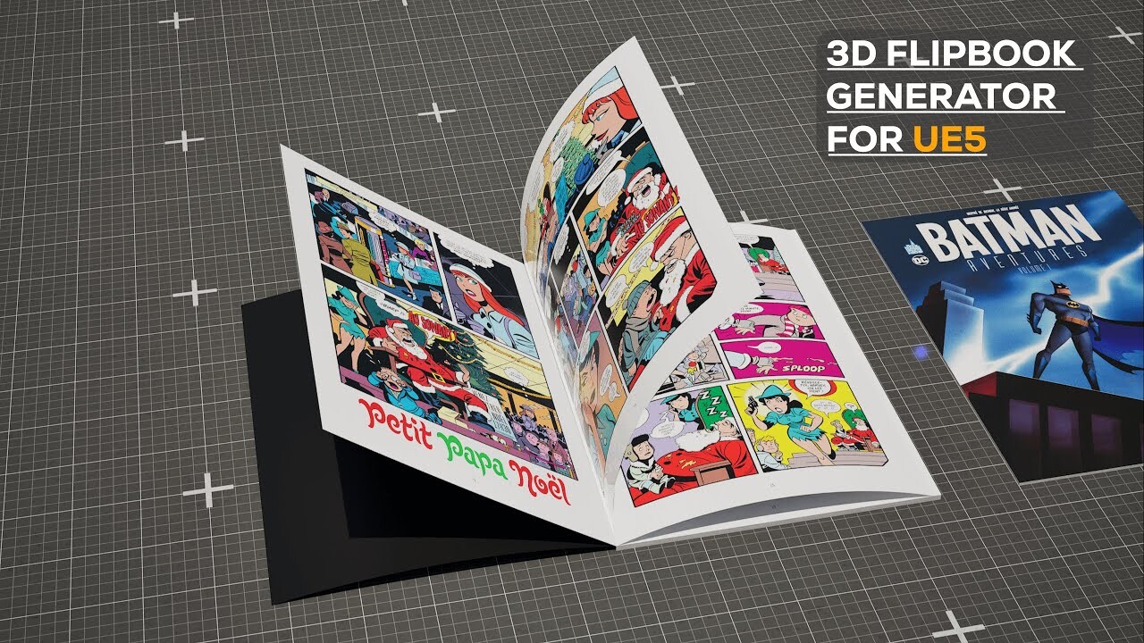 ArtStation - 3D FLIPBOOK GENERATOR IN UE5