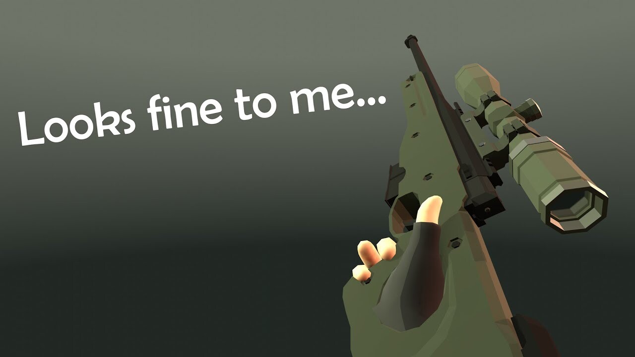 ArtStation - Totally Normal Sniper Rifle | Viewmodel Animation