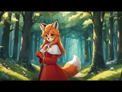 ArtStation - Girl in anthro fox transformation and in fox TF