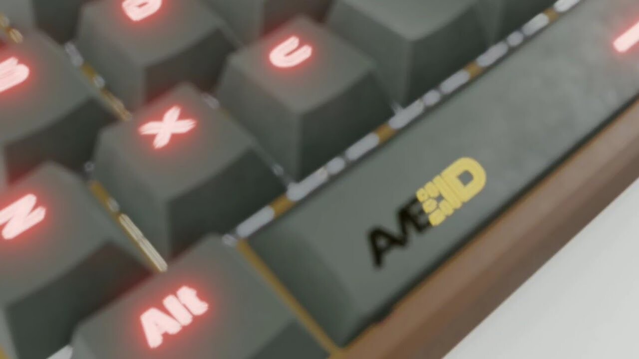 ArtStation - Product Animation - Mecahnical Keyboard
