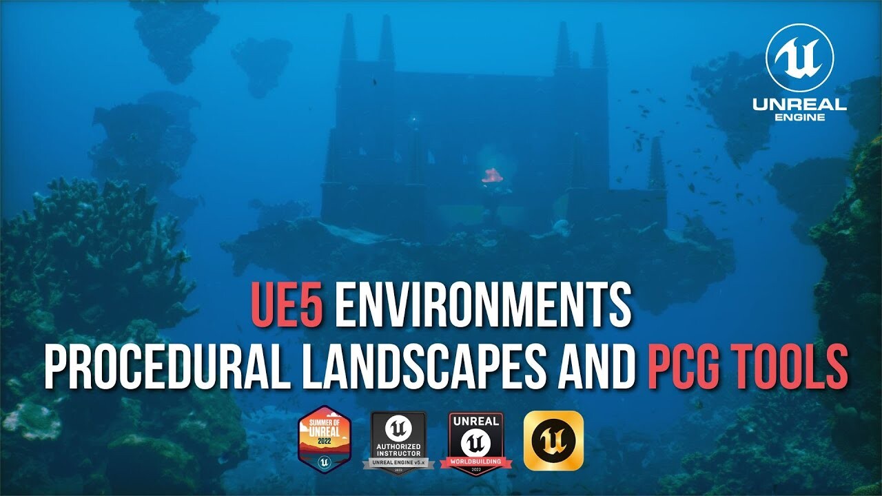 ArtStation - UE5 Environments: Procedural Landscapes and PCG Tools