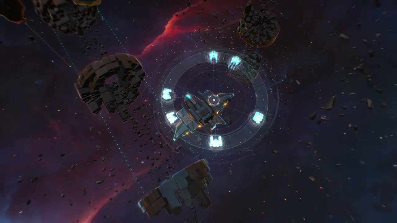 ArtStation - Spaceship carrier VFX movement & build canvas view