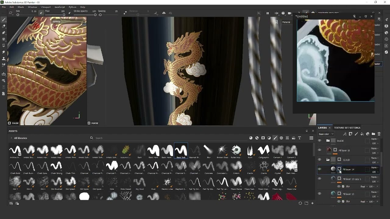 ArtStation - Katana Texturing Time-lapse
