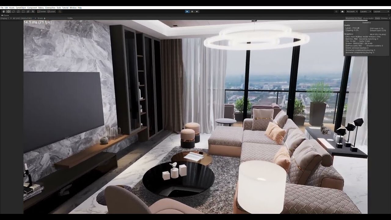 ArtStation - Unity URP Realistic Lighting - G08 Apartment