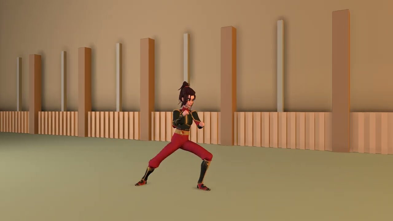ArtStation - High Kick Animation