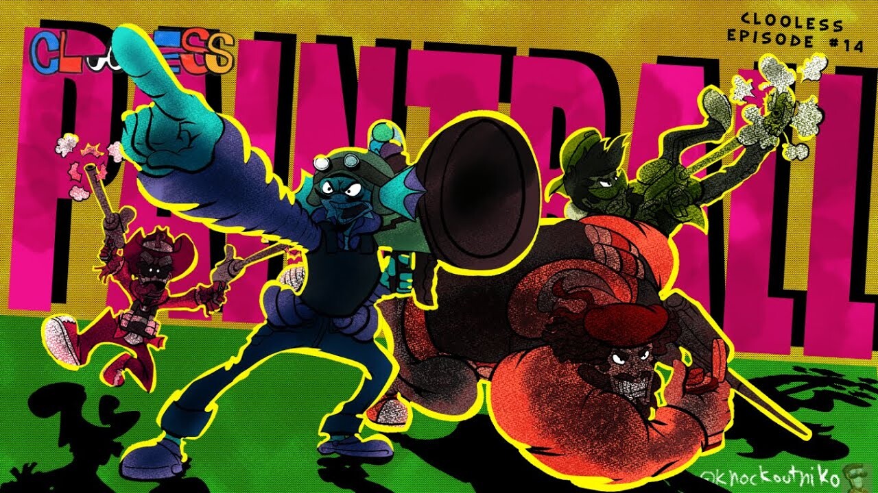 ArtStation - Clooless Podcast Animated Episode 14 - "PAINTBALL"