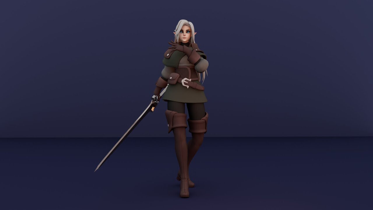 ArtStation - AGD34000 Final Project - Guilty Gear Animation Set (AZRI Rig)