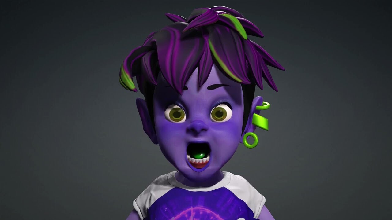 ArtStation - Cartoon Character 3D Model - Stylized Style