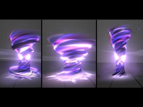 ArtStation - unity stylized tornado vfx pack