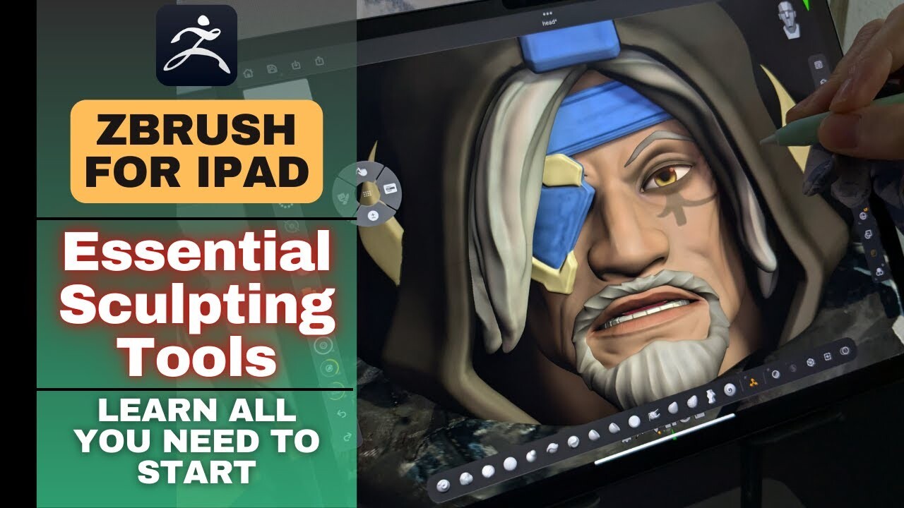 Fred Mart - ZBrush for iPad Essential Sculpting Tools