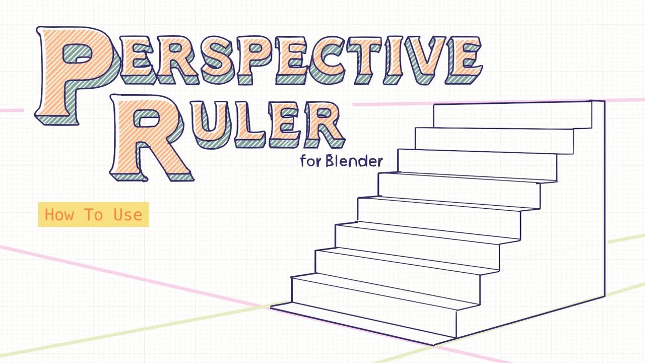 ArtStation - 2D perspective Ruler for Blender