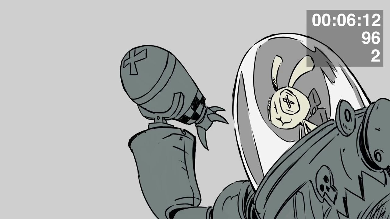 ArtStation - Bunny Cartoon Storyboard Animatic.