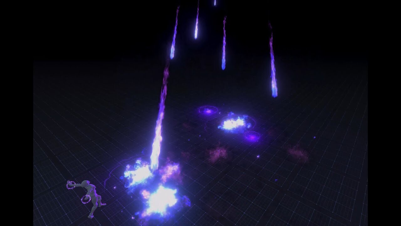 ArtStation - Summon: Arcane Meteor - VFX