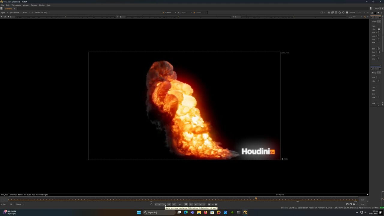 ArtStation - Fire Simulation - Houdini/Nuke - Realistic VFX