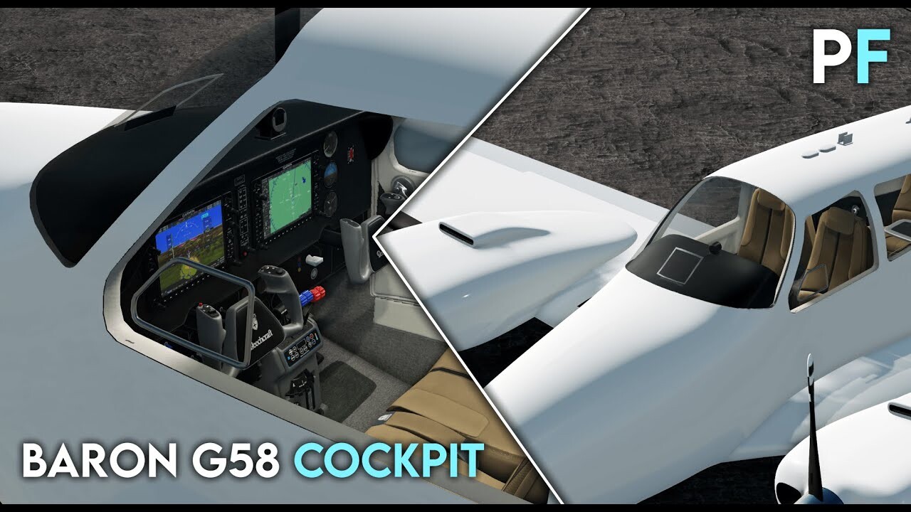 ArtStation - Beechcraft Baron G58 Cockpit