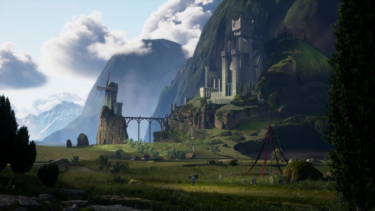 ArtStation - Gardenland Project – UE5 Terrain and Asset Workflow