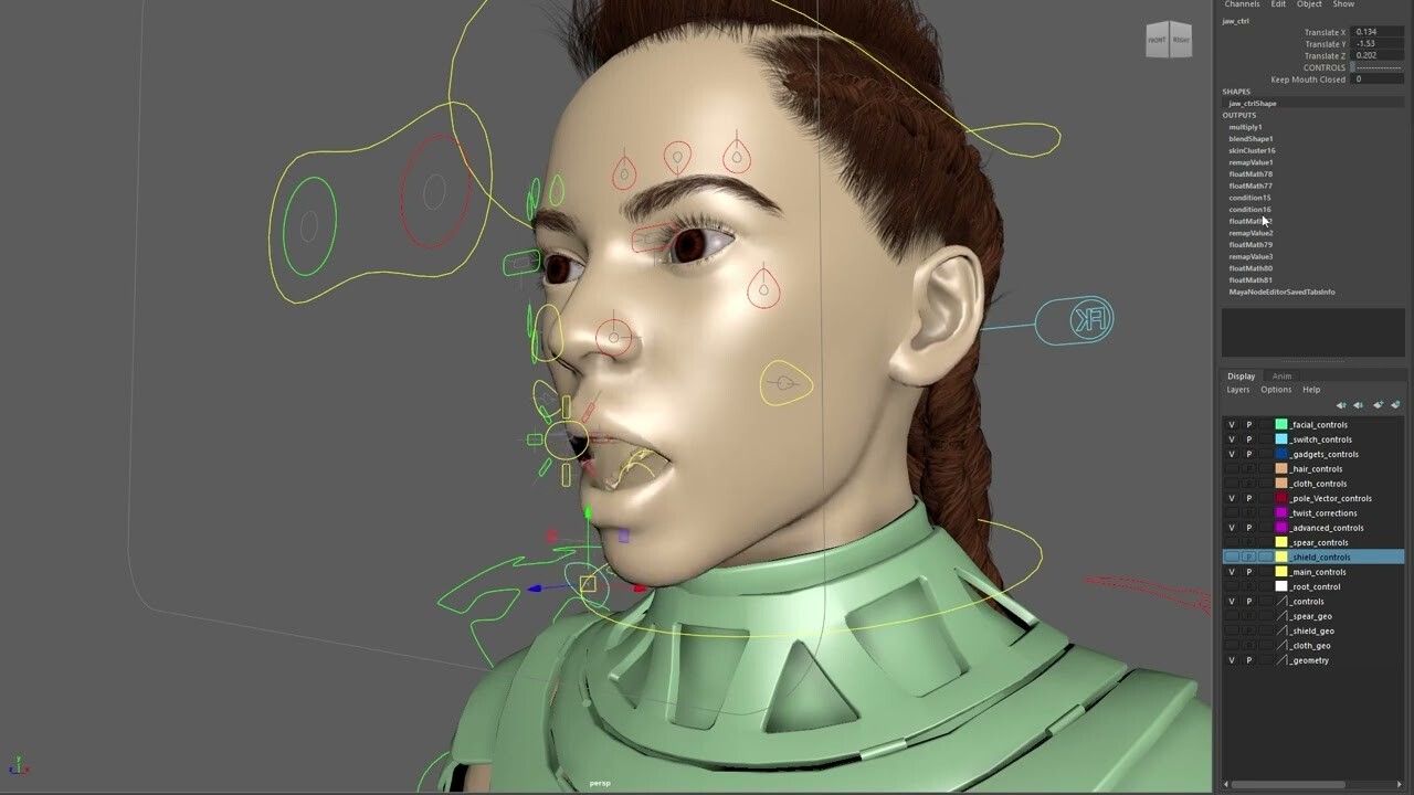 ArtStation - Full Scale Character Rig