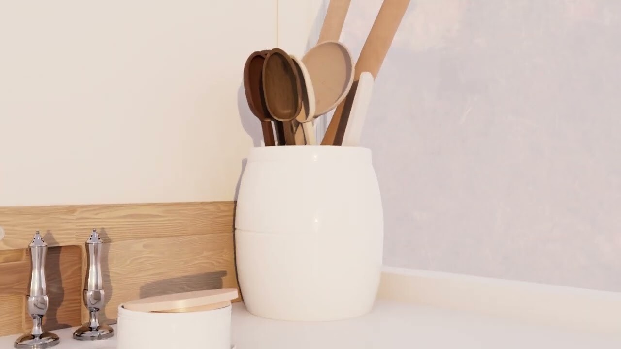 ArtStation - Kitchen Counter Scene