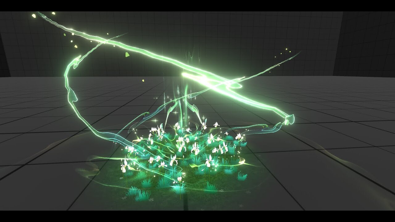 ArtStation - 【unity vfx pack】chinese style Plant healing buff