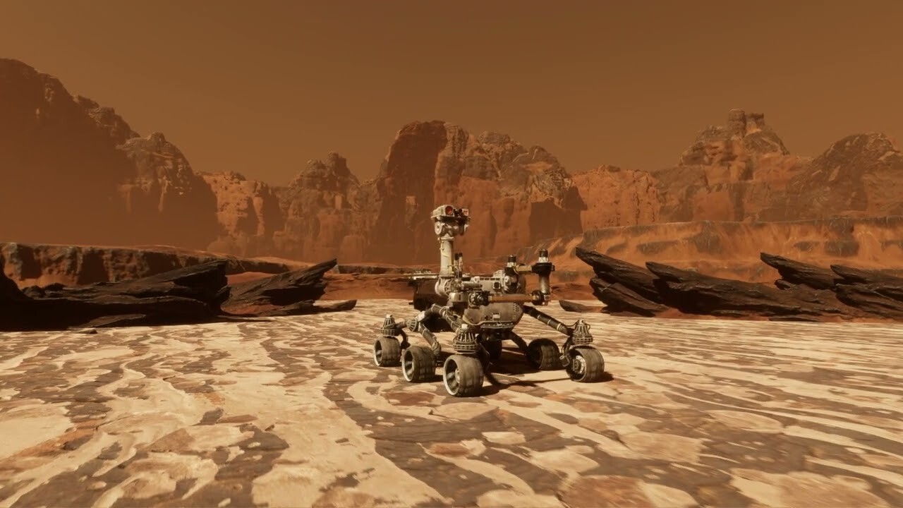 ArtStation - Realistic Mars Rover Animation – Sci-Fi CGI Exploration