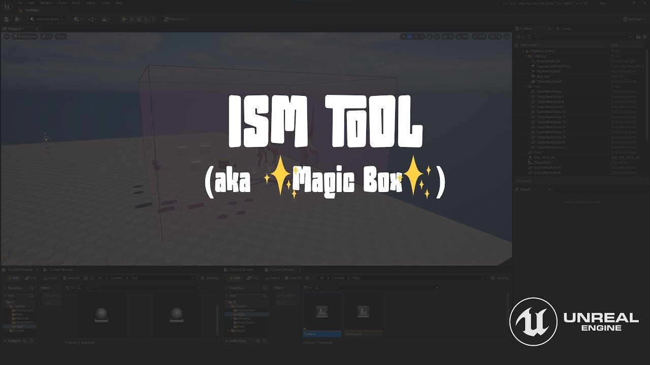ArtStation - ISM TOOL - Unreal Engine 5