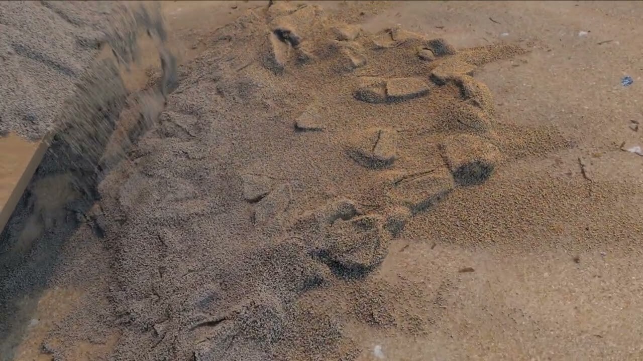 ArtStation - Sand FX, houdini, MPM solver