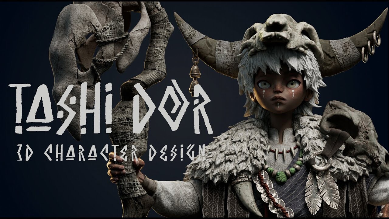 ArtStation - The Bonespeaker-Tashi Dör