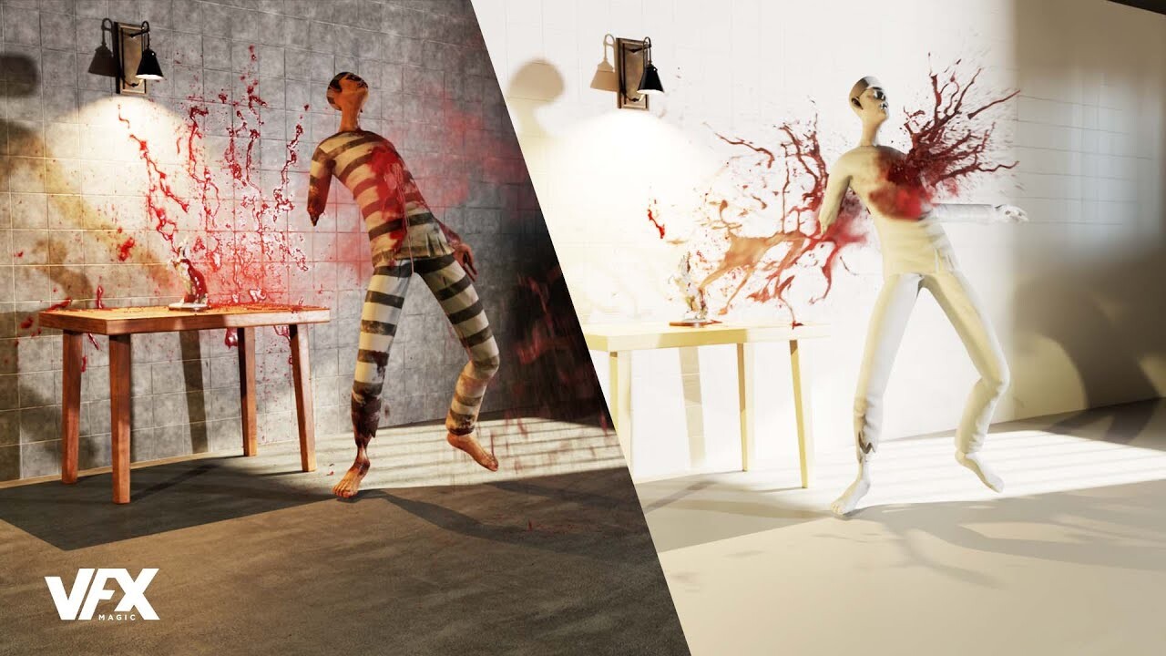 ArtStation - Realistic Blood Effect in Houdini | Blood Splatter ...