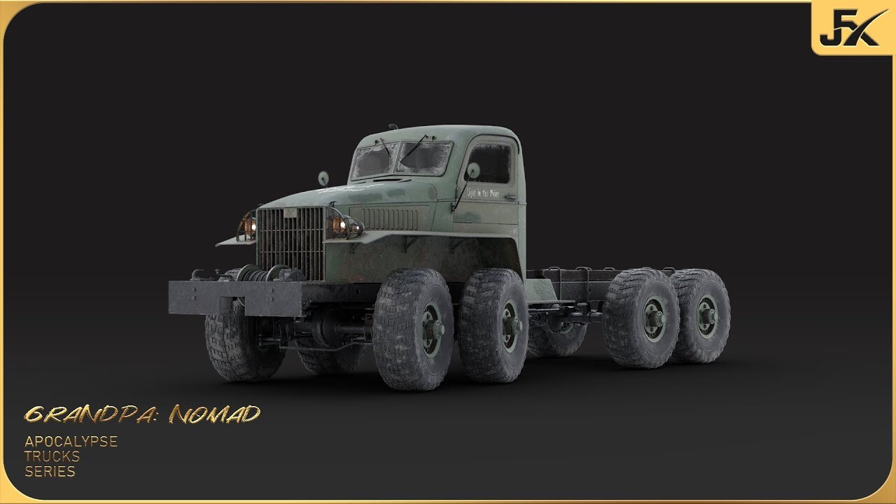 ArtStation - Apocalypse Truck - GrandPa V1: Nomad - Animation Part II