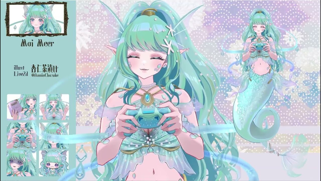 ArtStation - 【Collection】Live2D Showcase｜VTuber Model Animation & Rigging by Annin Chazuke