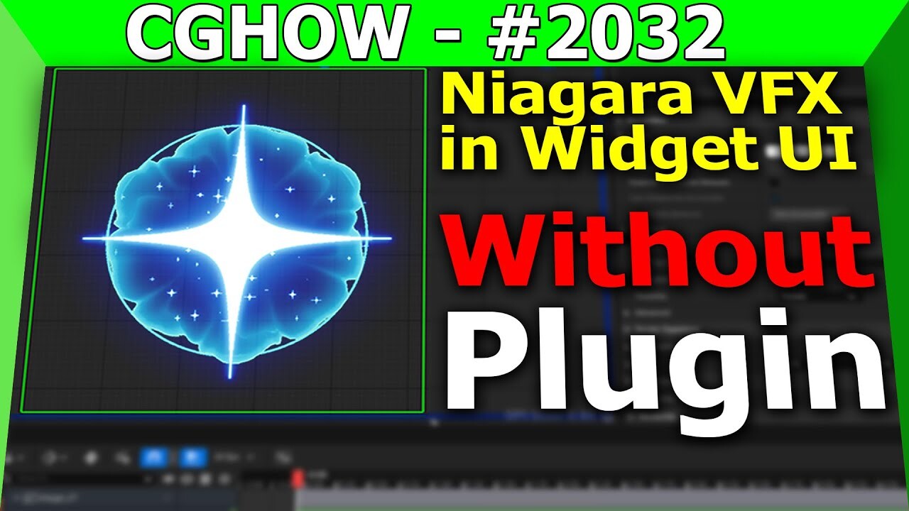 ArtStation - Niagara VFX in UE5 Widget UI WITHOUT Plugins! (Quick ...