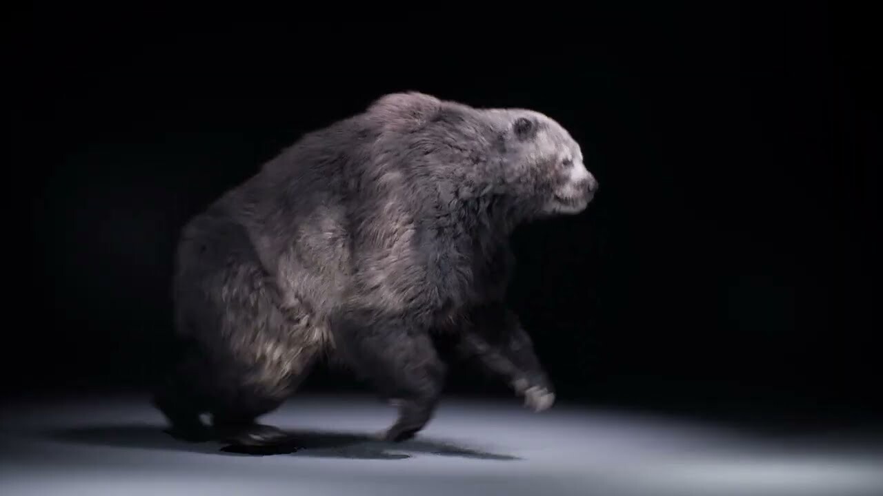 ArtStation - Short-faced bear - Unreal Engine