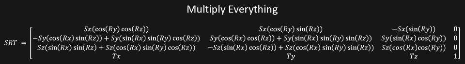 Bhavesh Budhkar - Explanation of 3D Transformation to 4x4 Matrix ...
