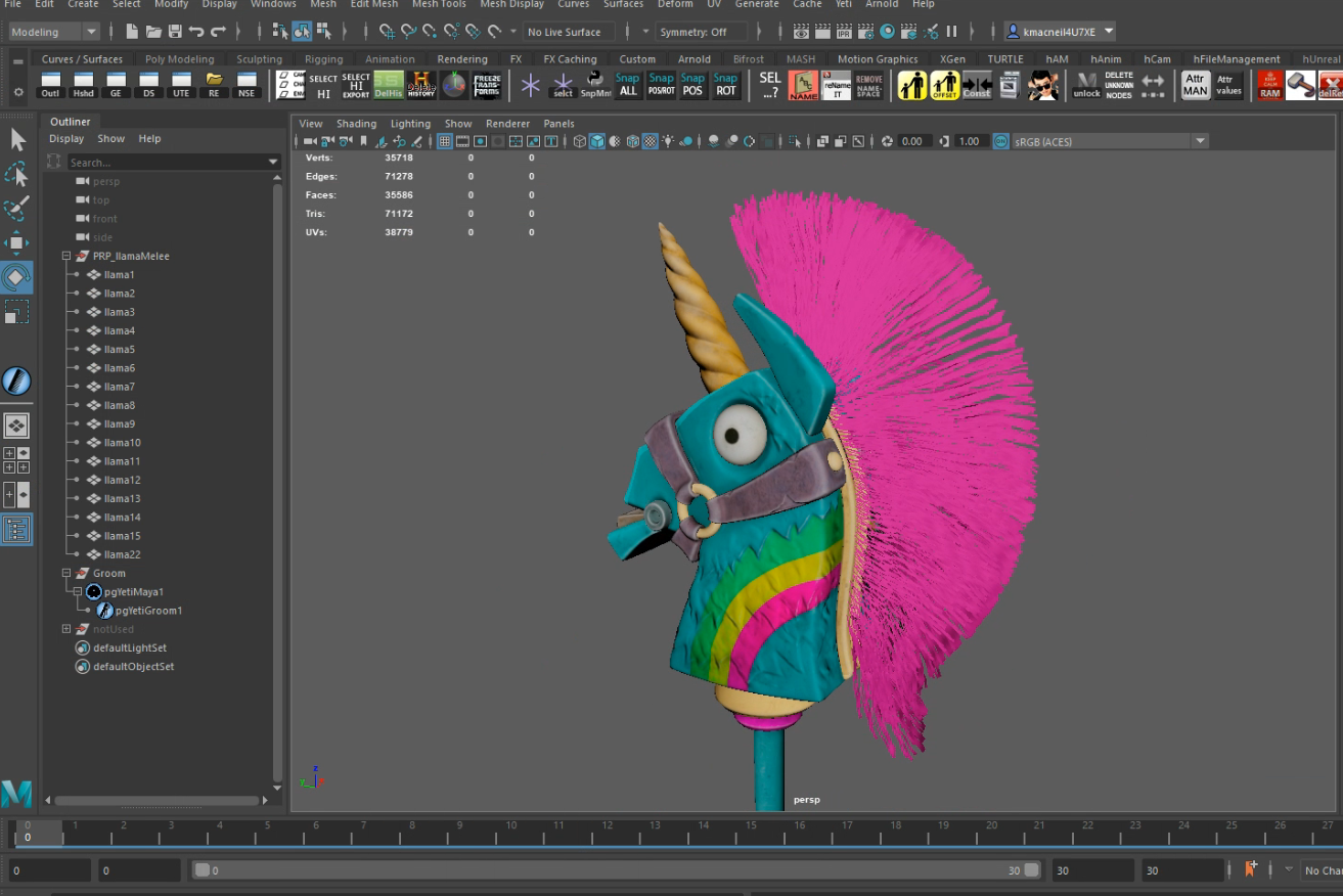 3D Environment Artist, Kimberly MacNeil - Fortnite: Princess Fishsticks