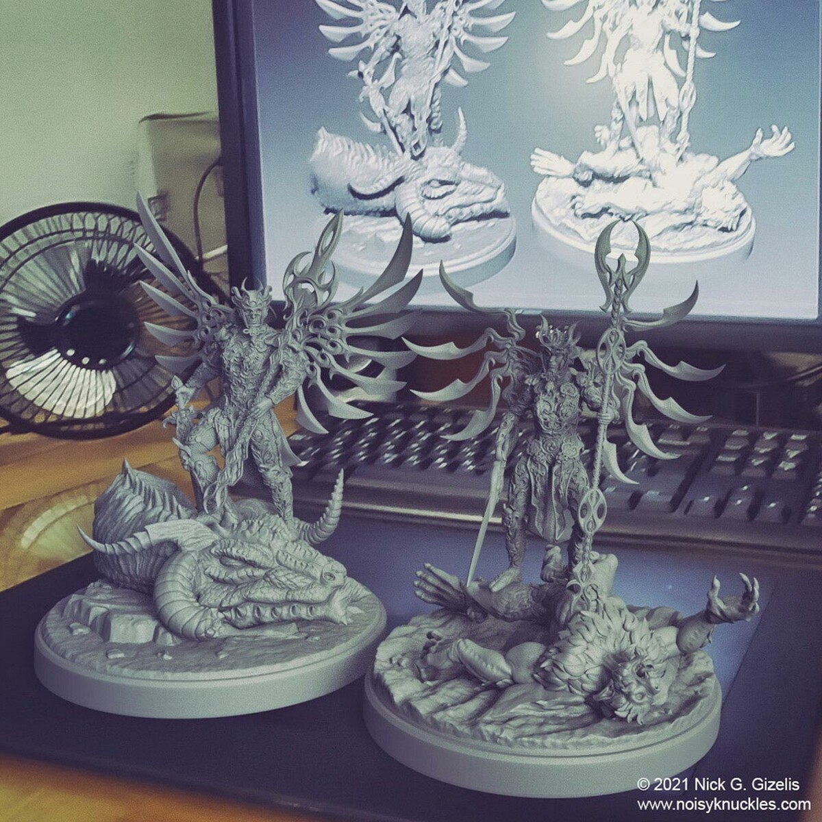 ArtStation - Slayers warlords miniatures pack