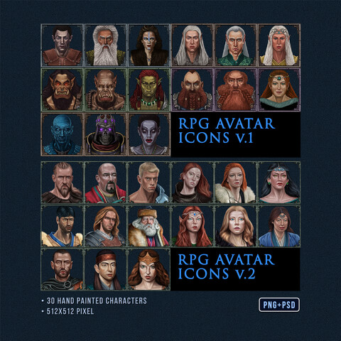 ArtStation - RPG Inventory Icons Mega Bundle