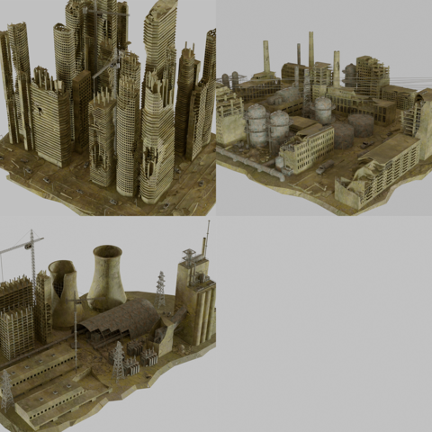 ArtStation - Post Apocalyptic City