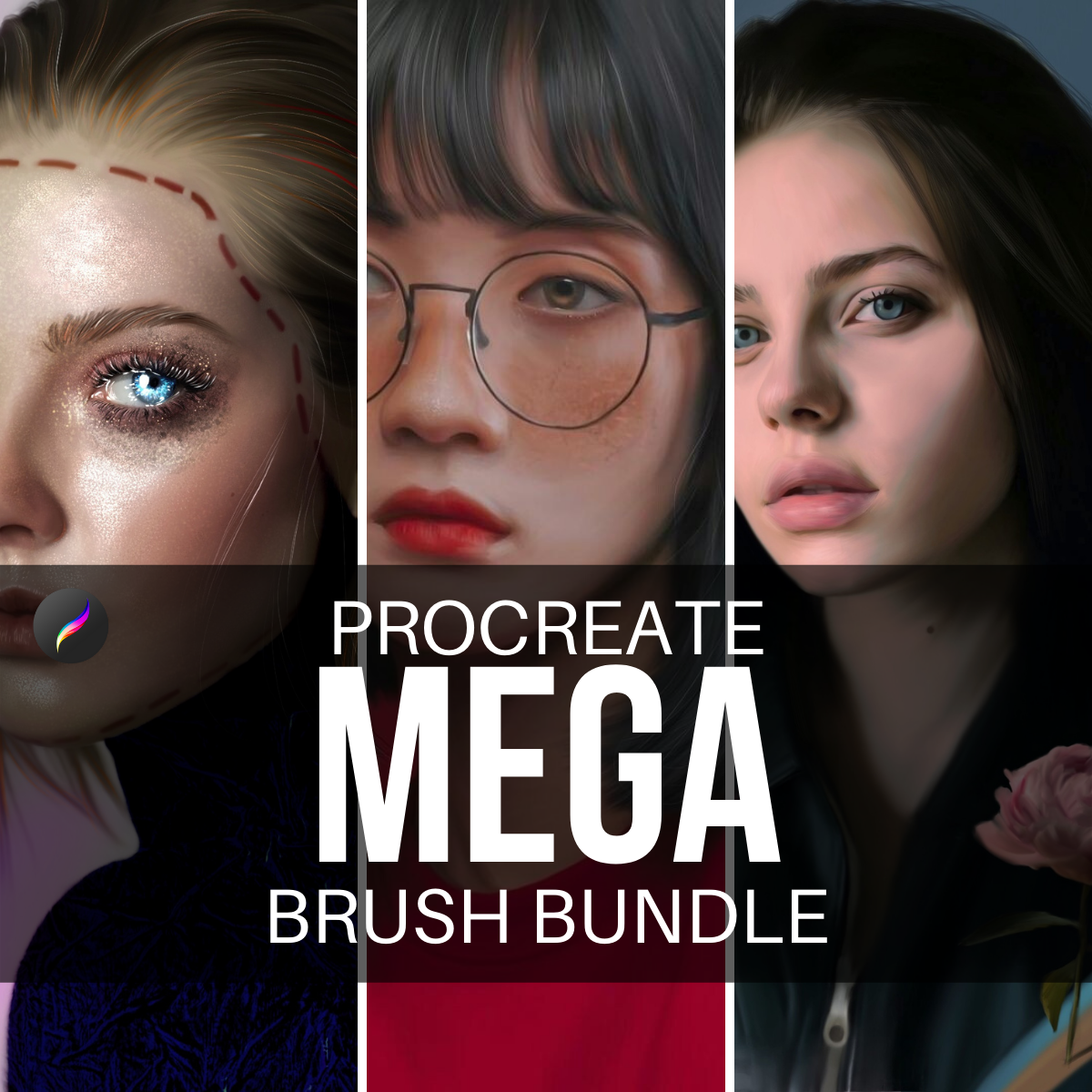 ArtStation - PROCREATE MEGA BRUSH BUNDLE