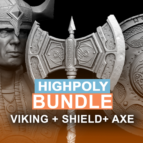 ArtStation - [HIGHPOLY] Medieval Viking shield | Game Assets