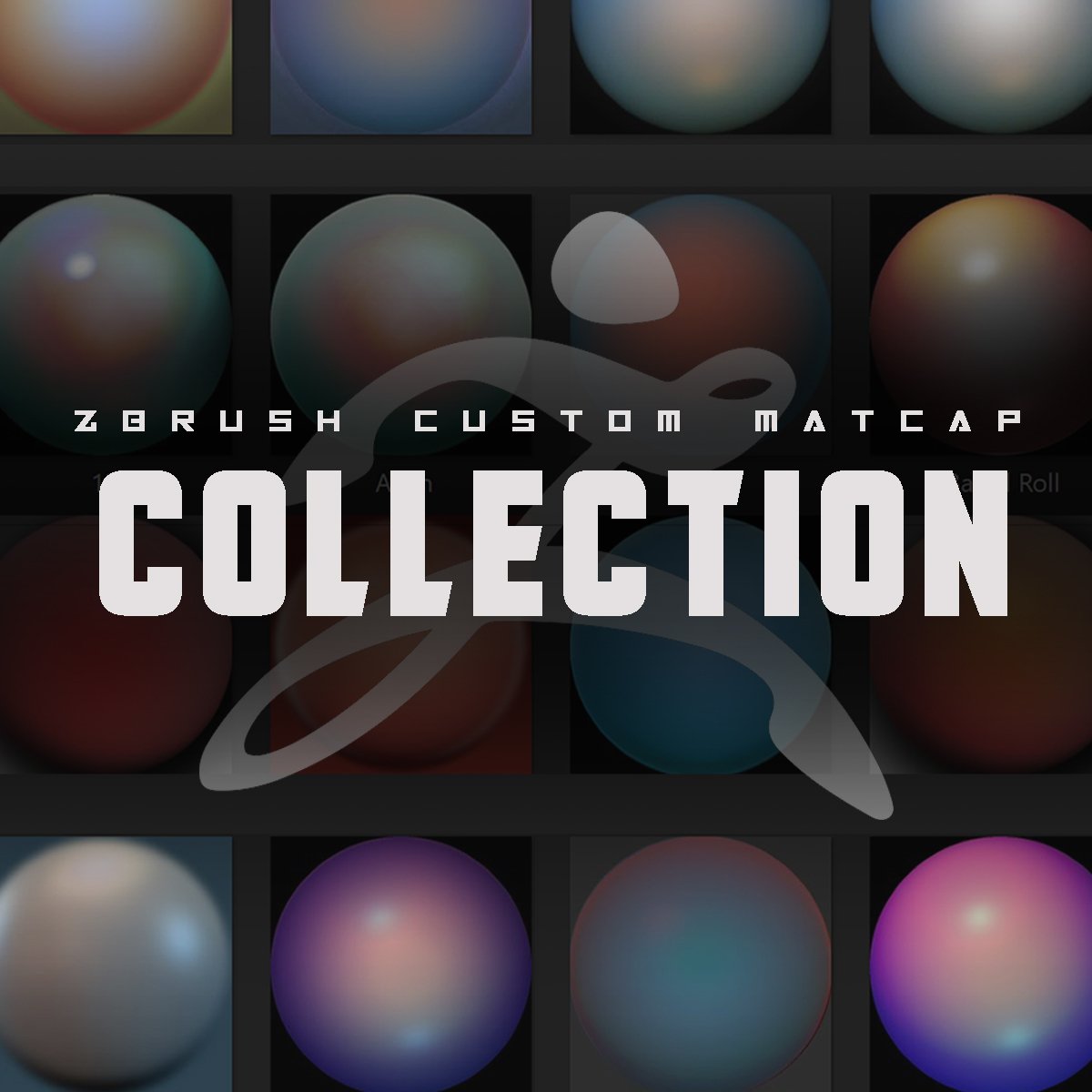ArtStation - ZBrush Custom Matcap Collection