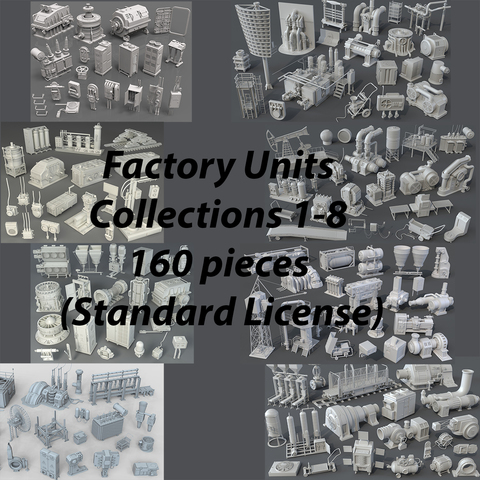 ArtStation - Factory Units 8 - 20 pieces | Resources