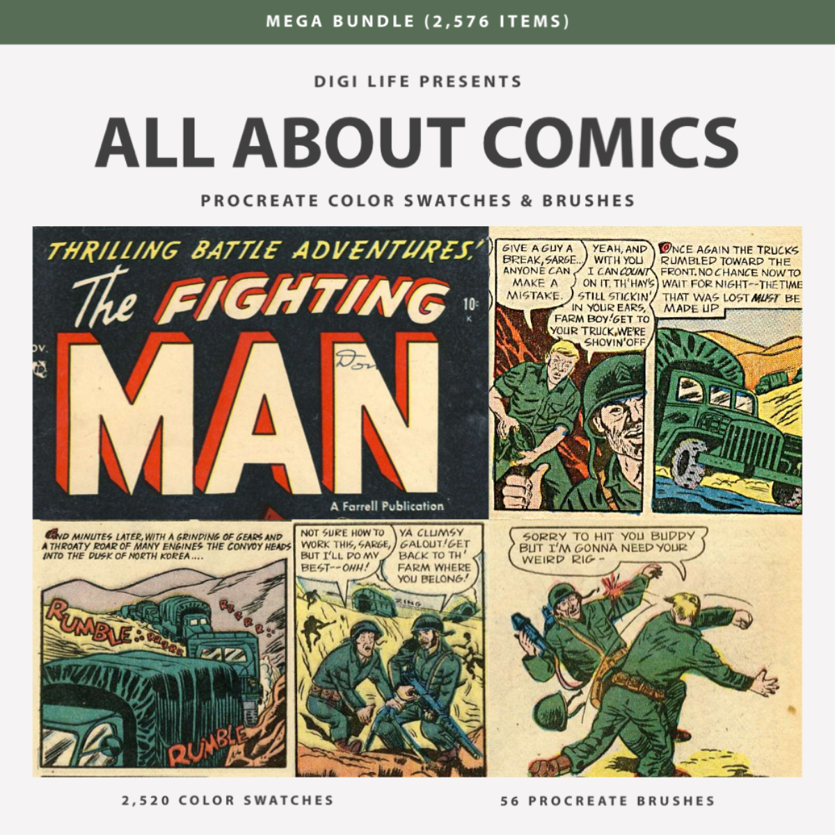 ArtStation - All about Comics Bundle for the Procreate App