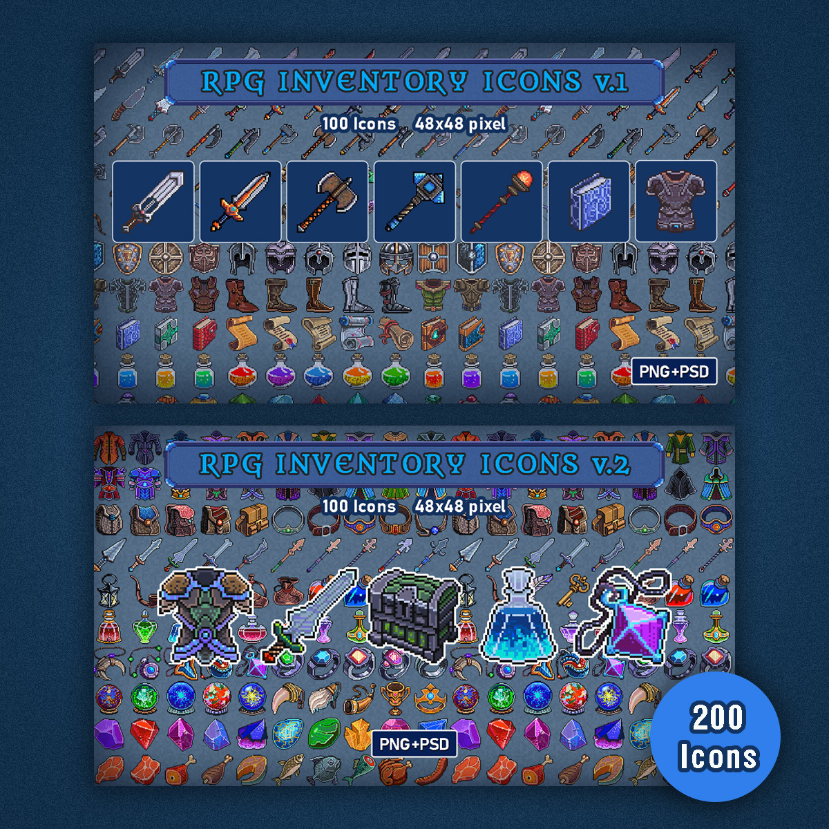 ArtStation - RPG Inventory Icons Bundle