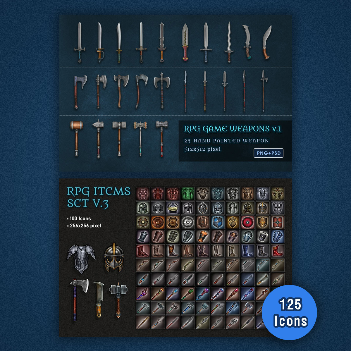 ArtStation - RPG Items & Weapons Bundle
