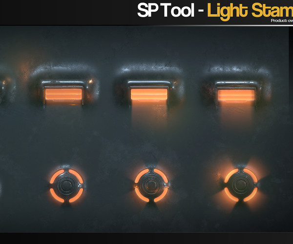ArtStation - SPTools - Light Stamps Vol.1 | Brushes