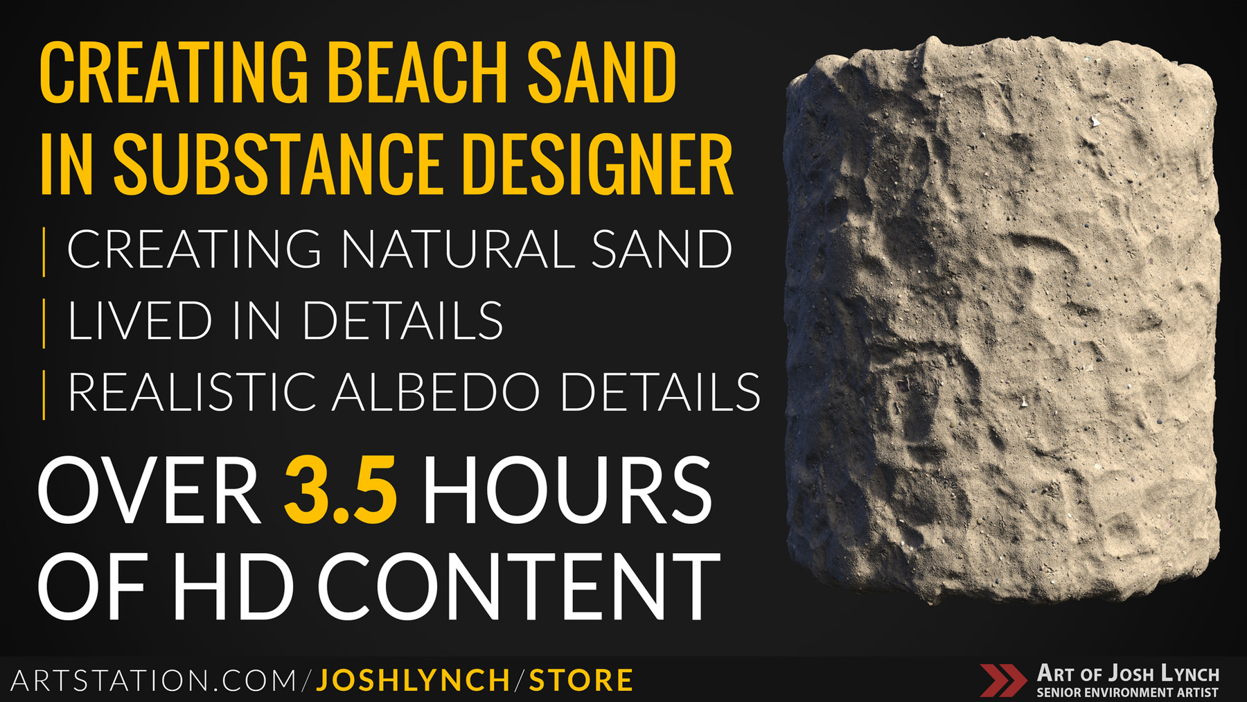 ArtStation - Creating Beach Sand In Substance Designer | Tutorials